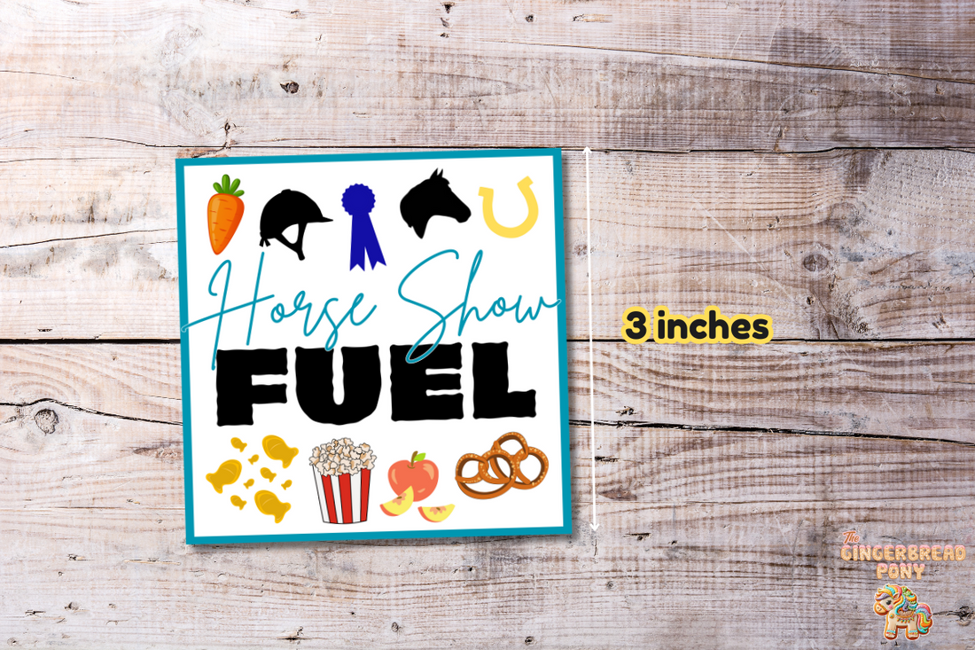 Horse Show Fuel Printable Gift Tags – The Gingerbread Pony